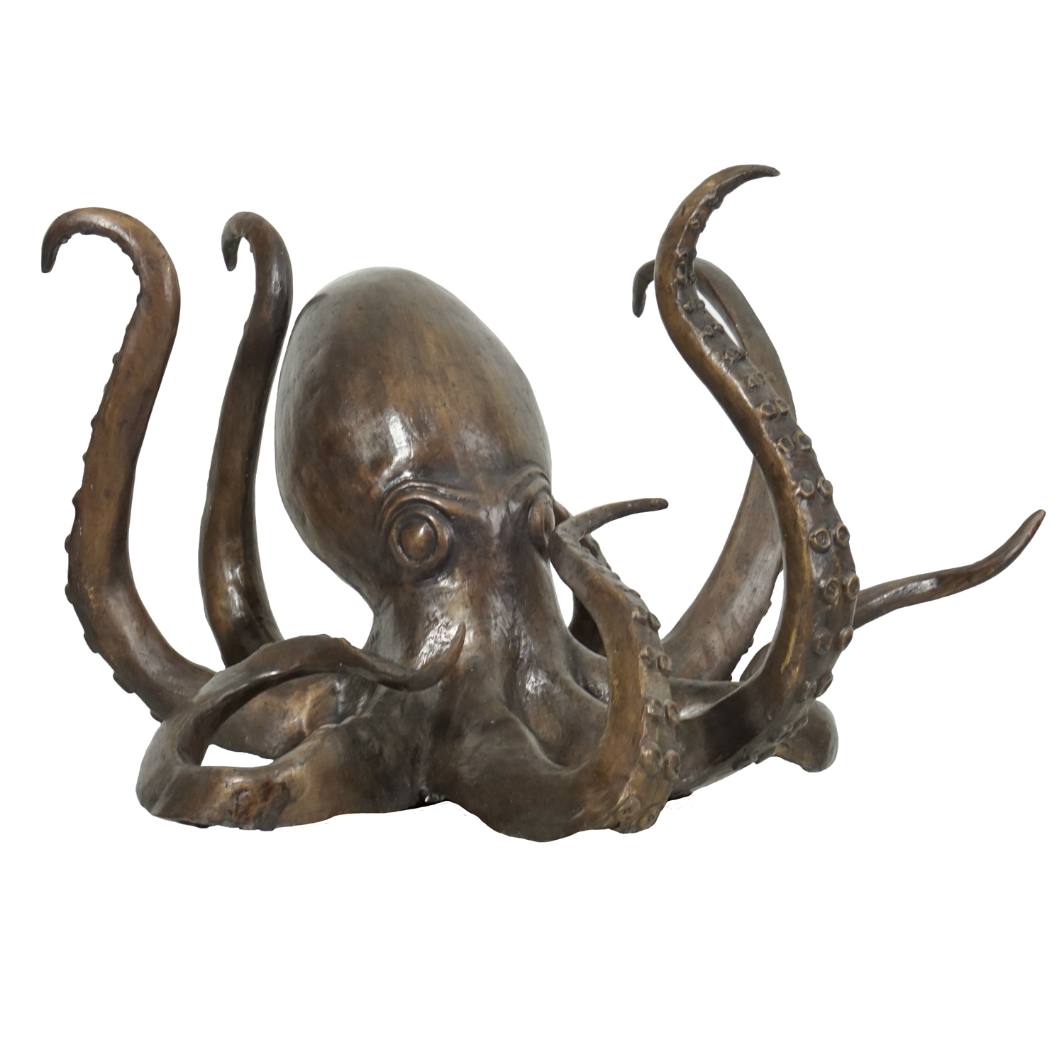 Octopus Statue Bronze - Irongate Garden Elements US